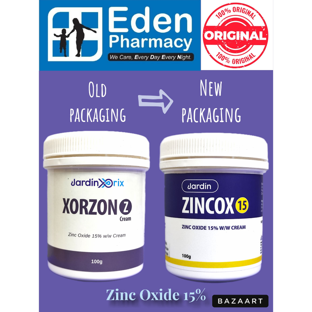 Jardin Xorix Xorzon Z Cream Zinc , Jardin Zincox 15 Zinc Oxide 15% ...