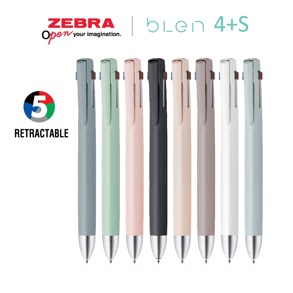 [NEW] Zebra bLen 4+S Emulsion Multi Functional Pen | Shopee Malaysia