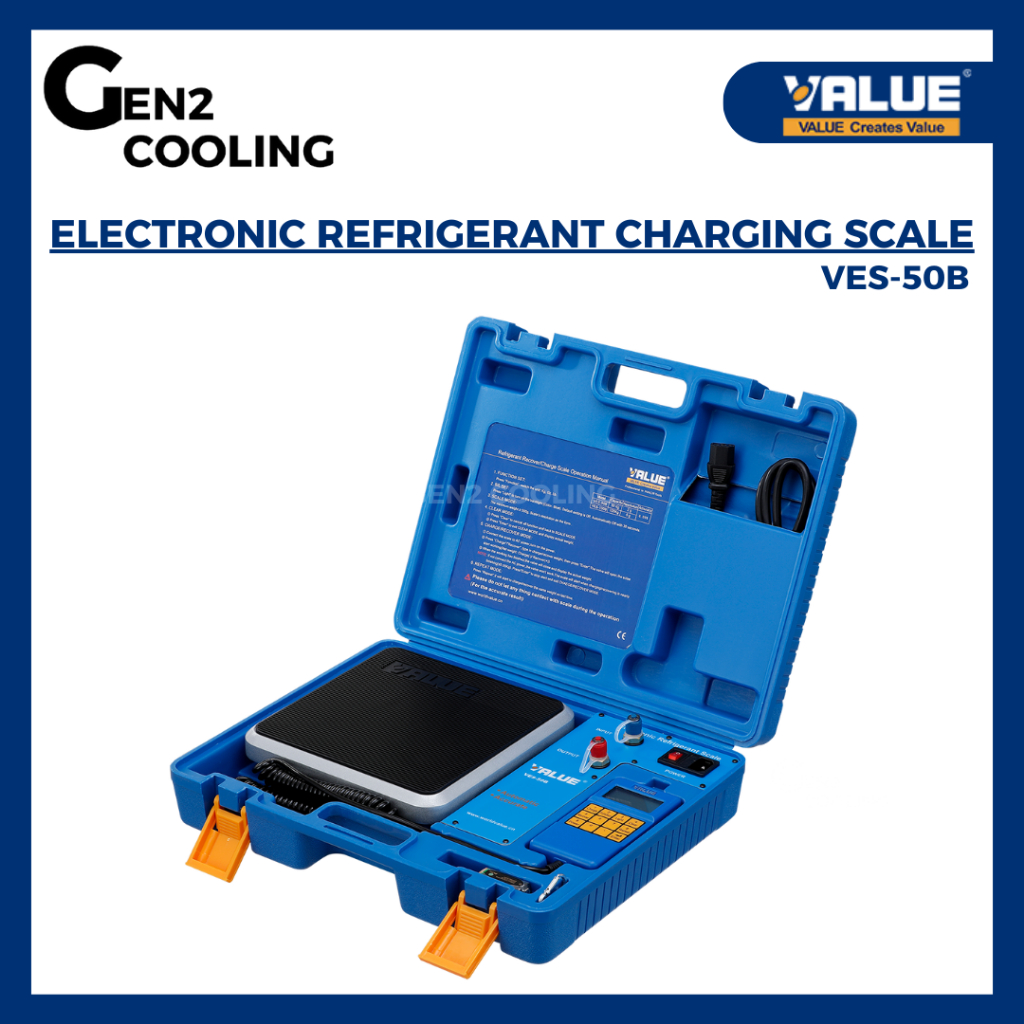 VALUE ELECTRONIC REFRIGERANT CHARGING SCALE VES-50B | Shopee Malaysia