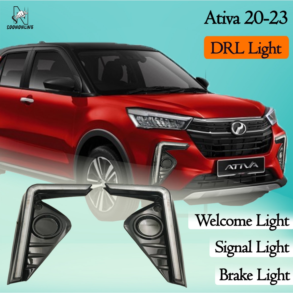 Perodua Ativa DRL Day Running Light with Signal Running 2021-2023 ...