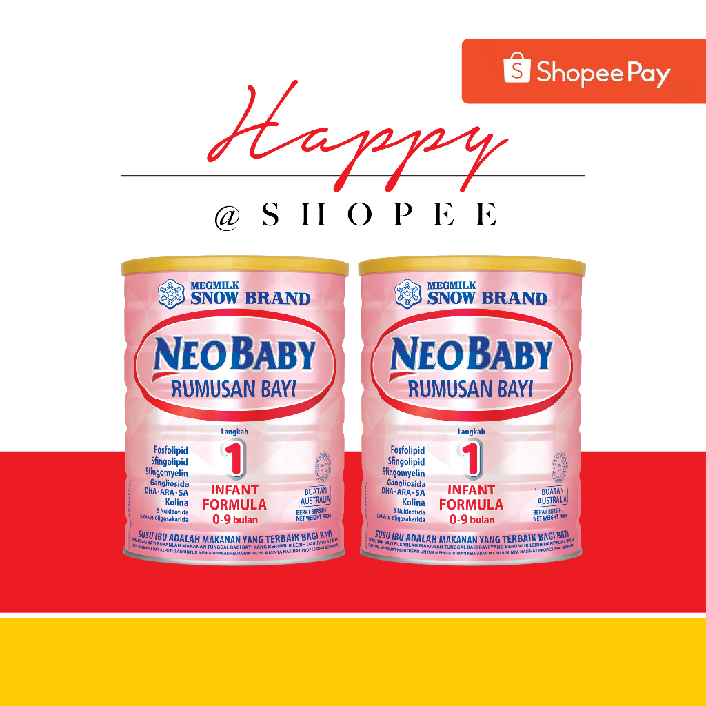RM104.40/TIN WITH CASHBACK Snow Brand Neo Baby Step 1 Infant Milk ...