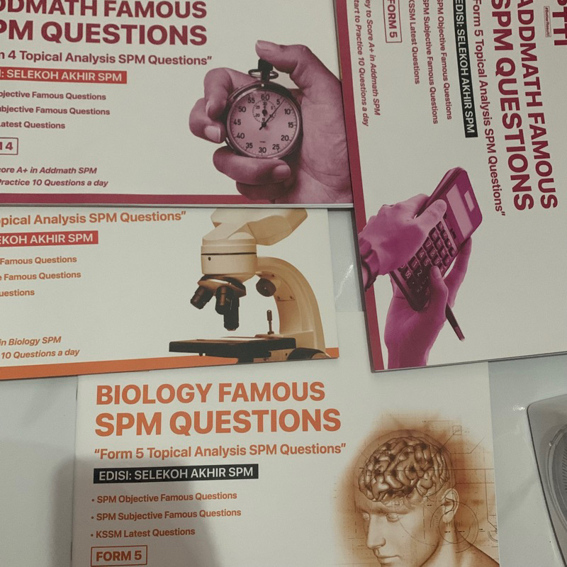 Preloved Buku Ptti Tingkatan 4 5 Kimia Fizik Biologi Biology Addmath ...
