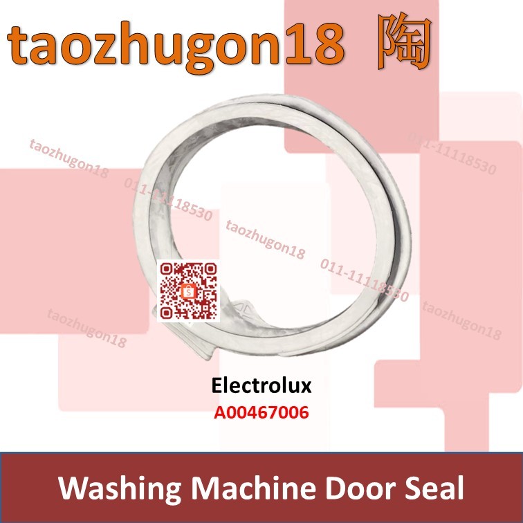 Electrolux Washing Machine Door Gasket Rubber Seal A00467006 A00467007 ...