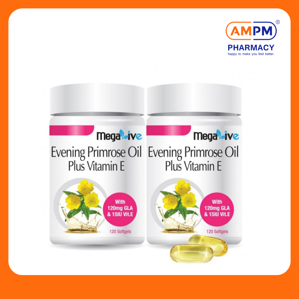 MEGALIVE EPO Plus Vitamin E 1200mg Softgel (120's x 2) | Shopee Malaysia