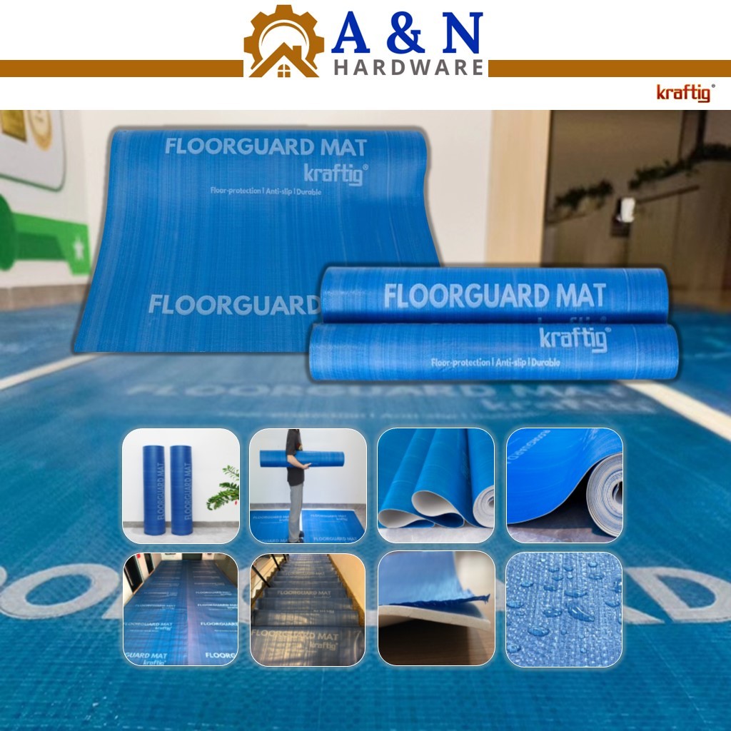 1mm/2.5mm Floorguard Mat Floor Protection Underlay EVA Penutup Lantai ...