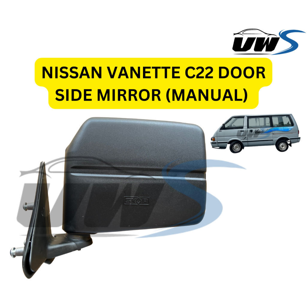 NISSAN VANETTE C22 DOOR SIDE MIRROR (MANUAL) LEFT RIGHT | Shopee Malaysia