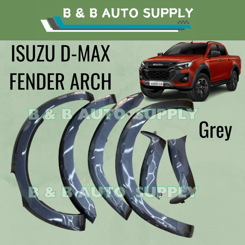 ISUZU D-MAX /X-Terrain FENDER ARCH 2021 Grey | Shopee Malaysia