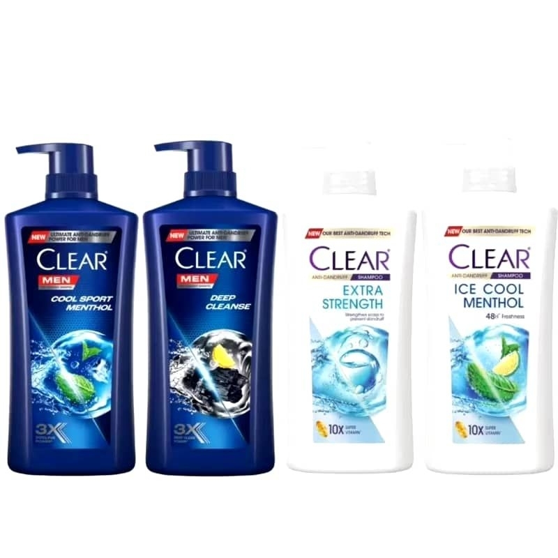 Clear Men Shampoo Cool Sport Menthol / Ice Cool Anti-Dandruff (650ml) | Shopee Malaysia