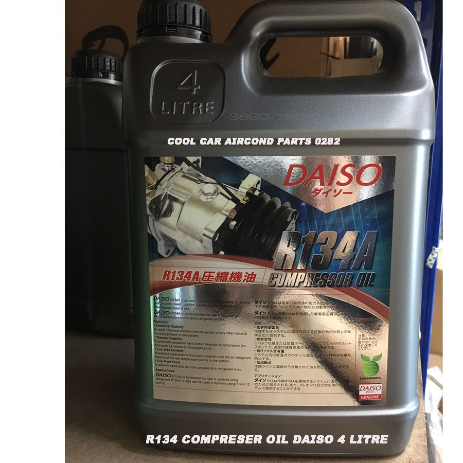 OIL DAISO R134 COMPRESER 4LITRE | Shopee Malaysia