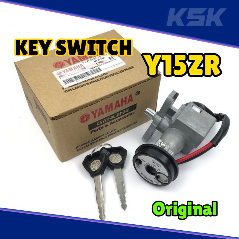 Y15ZR MAIN SWITCH SET KUNCI SUIS KEY KUNCI LOCK IGNITION ORI YAMAHA ...