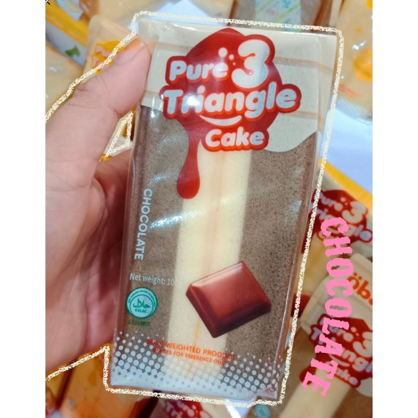 Obalab Pure Marble Cake (Halal) TRIANGLE CAKE 100G ( ORIGINAL ...