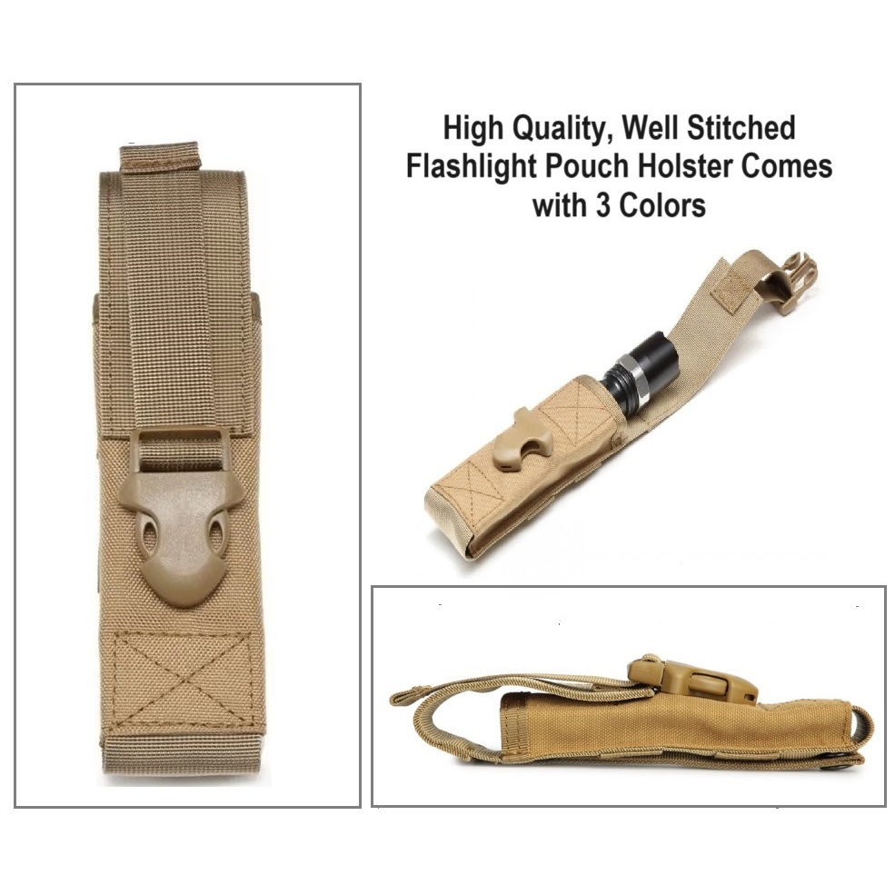 Flashlight Holster Pouch Storage Bag Molle Multifunctional MP5 Storage ...