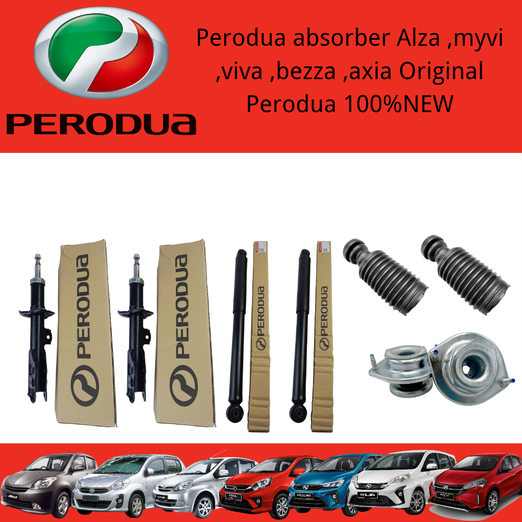 Perodua absorber Alza ,myvi ,viva ,bezza ,axia Original Perodua 100%NEW ...