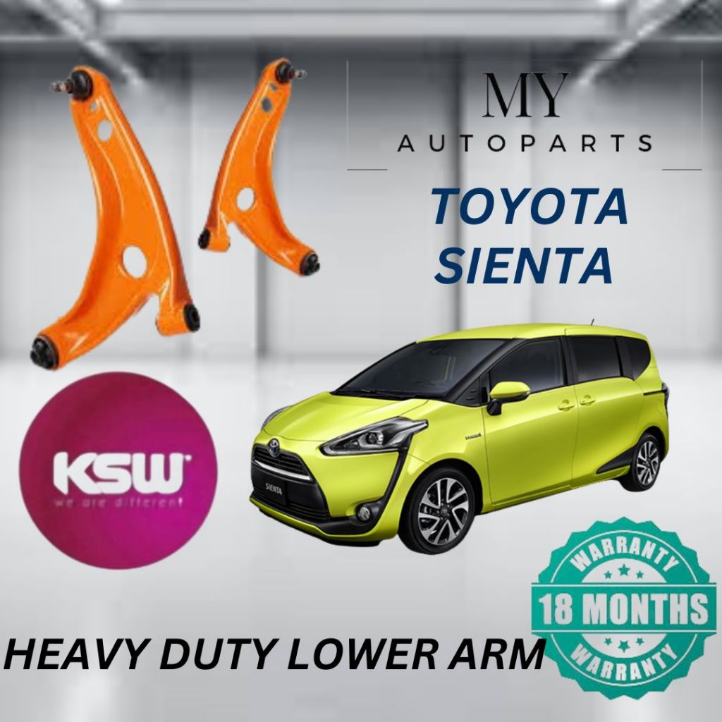 TOYOTA SIENTA NSP170 - KSW HEAVY DUTY CONTROL/LOWER ARM LEFT & RIGHT ...