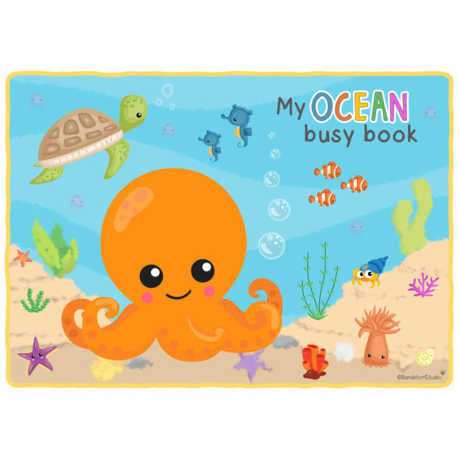 [Z1 HANDMADE] – My Ocean Busy Book/ preschool montessori kindergarten ...