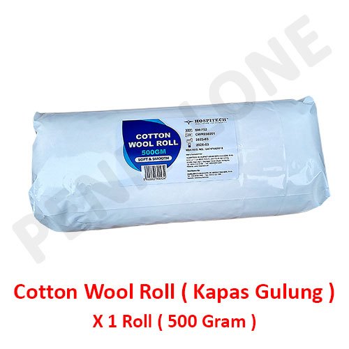 Cotton Wool Roll / Kapas Gulung X 1 Roll ( 500 Gram ) | Shopee Malaysia
