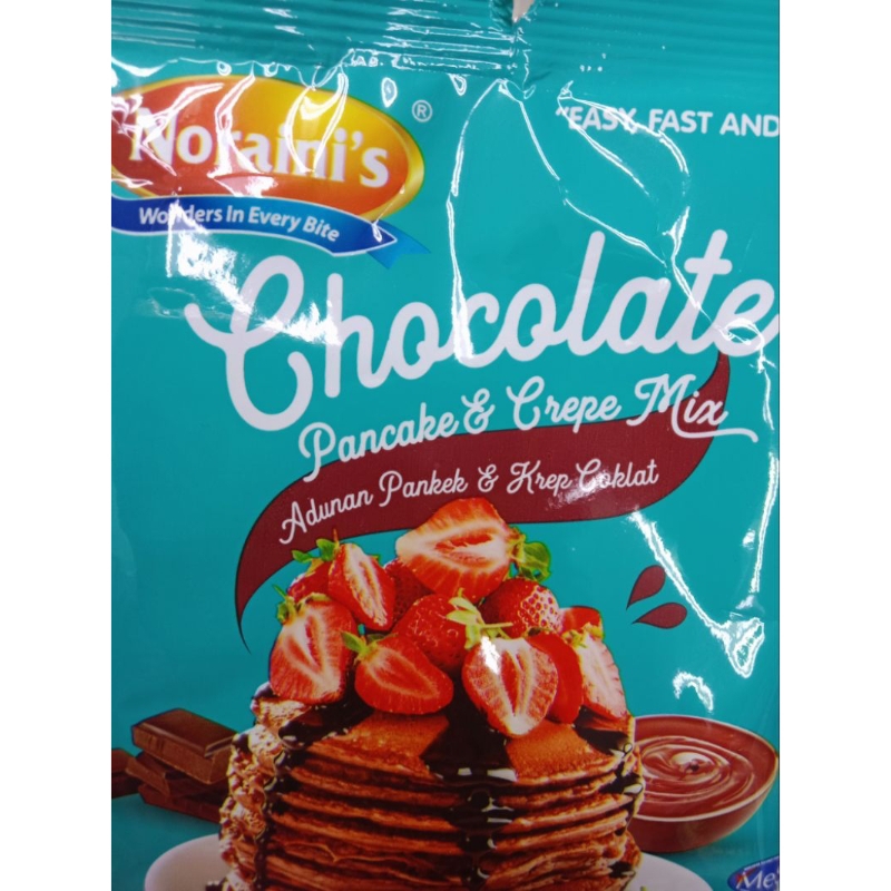 ADUNAN PANKEK DAN KREP COKLAT/CHOCOLATE PANCAKE AND CREPE MIX NORAINI'S ...