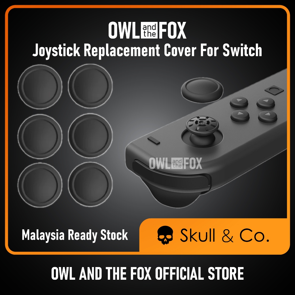 Skull & Co Joycon Replacement Joystick Covers For Nintendo Switch OLED ...
