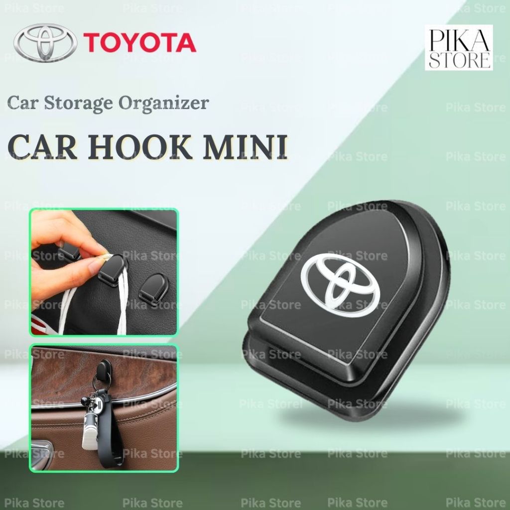 Toyota Car Hook Holder Mini Car Hook Hanger Organizer Dashboard ...