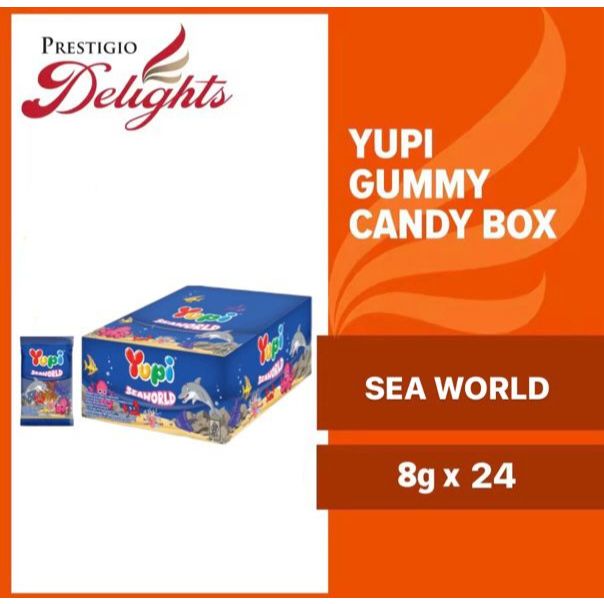 Yupi Sea World Gummy Candy 8g x 24 (1 Outer) | Shopee Malaysia
