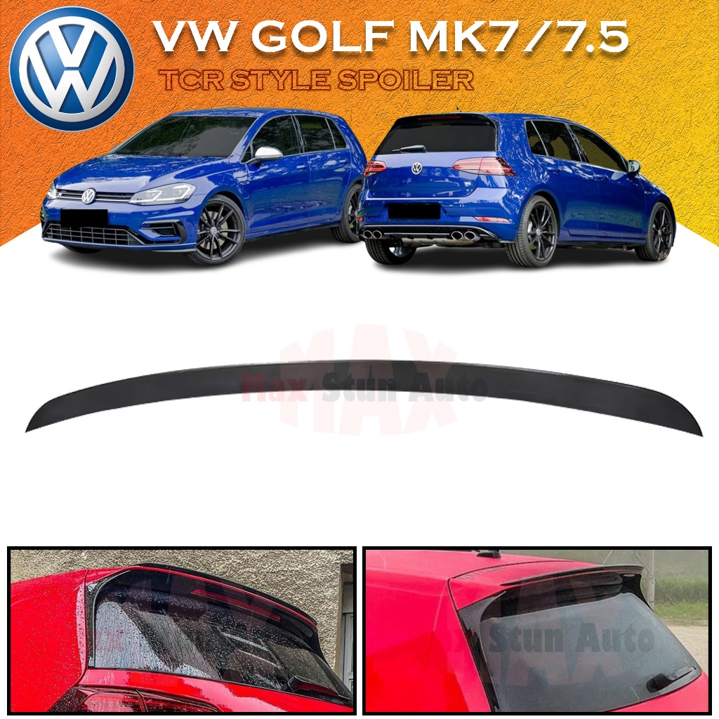 VOLKSWAGEN GOLF MK7/7.5 GTI TCR SPOILER VW GOLF MK7.5 R REAR TRUNK ...