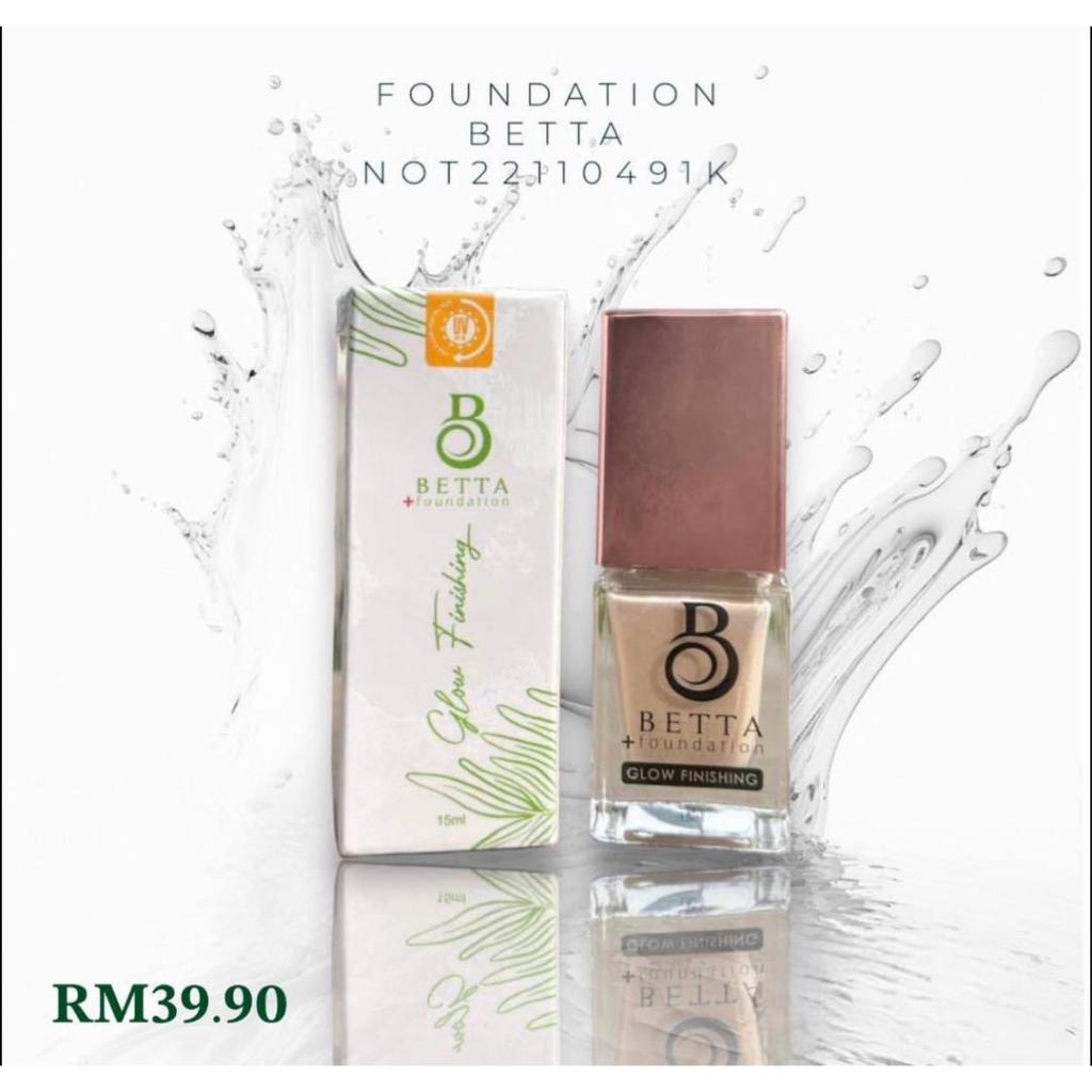Betta Foundation Glow Finishing Original HQ ( 15ML ) | Shopee Malaysia