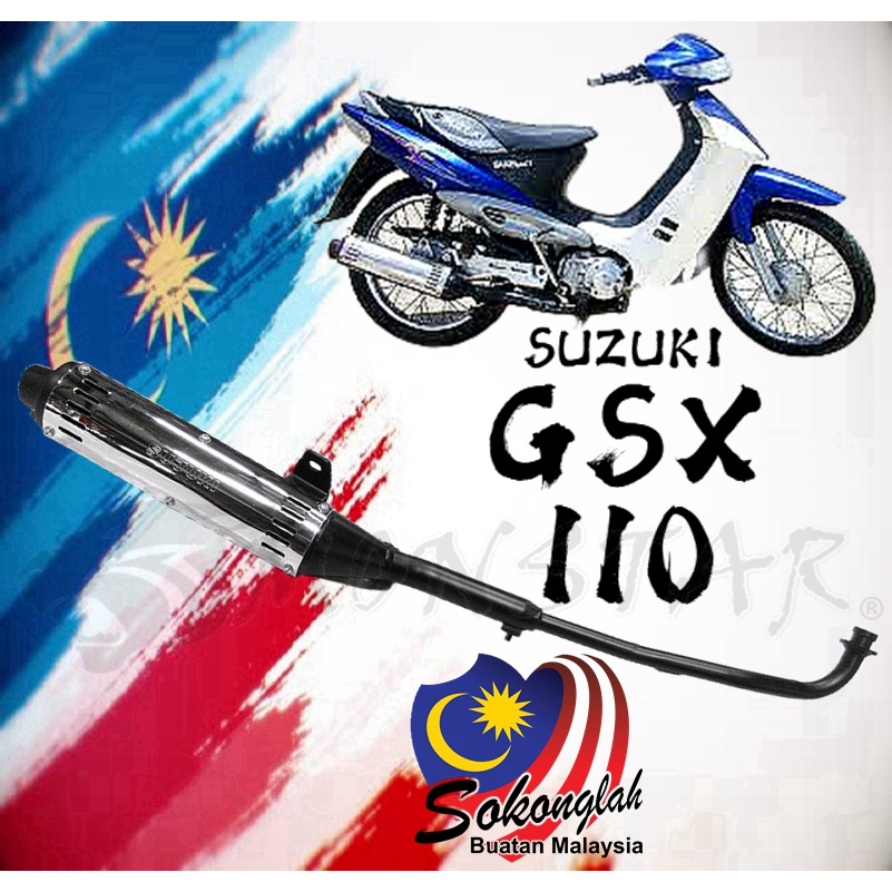 exhaust Suzuki exzos Std Ekzos Ori racing EJM Standard exos epower GSX ...