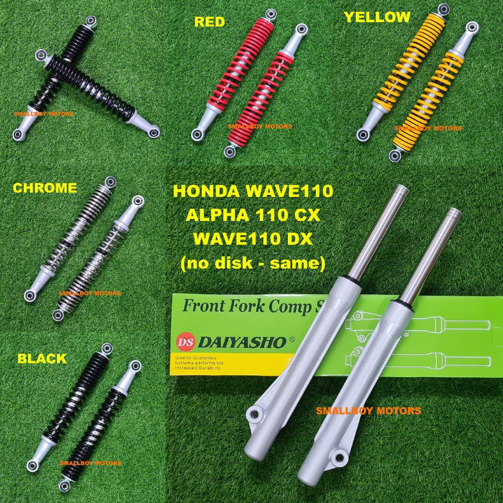 HONDA WAVE110 DX WAVE ALPHA CX110 DRUM FRONT REAR MONOSHOCK ABSORBER ...