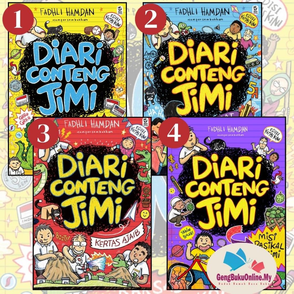 Komik-M : Diari Conteng Jimi | Raksasa Misai | Akibat Jambul Alif ...