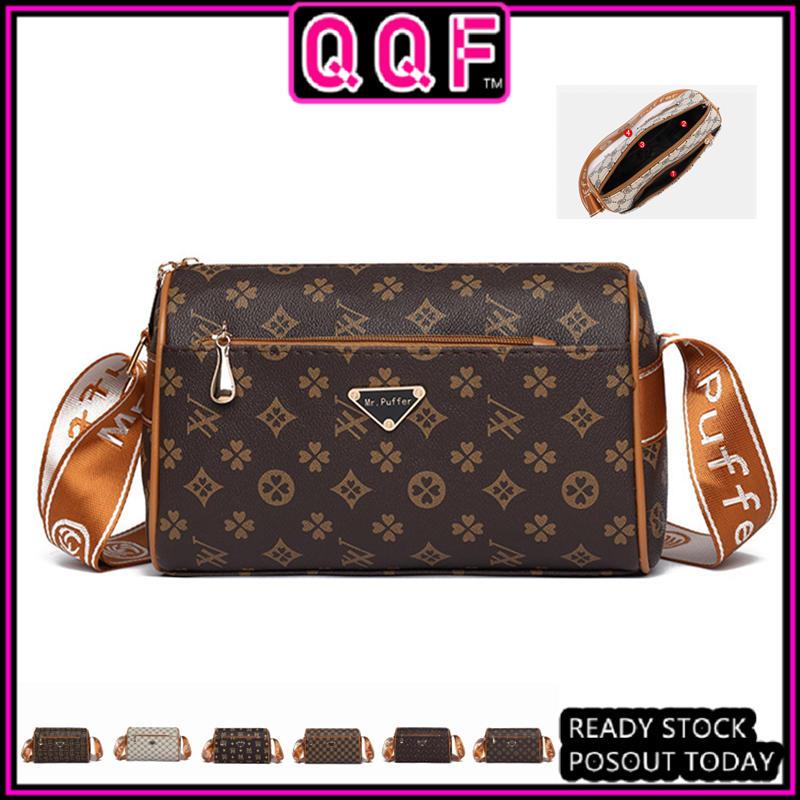 1663 PU SLING BAG KULIT leather Casual Beg Tangan Wanita women Shoulder Wallet Purse Travel ...