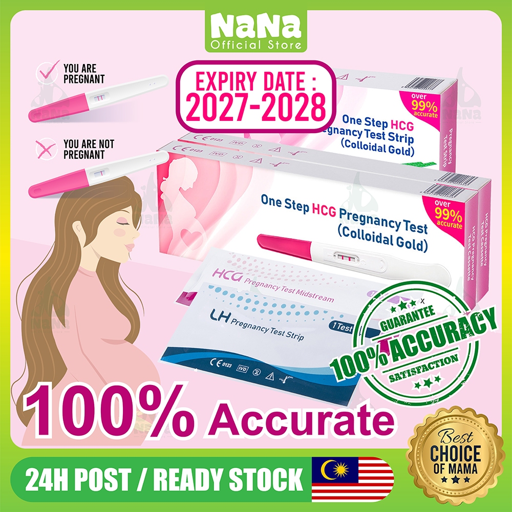 🔥10mIU/ml🔥【EXP.2027】NANA HCG LH Pregnancy Test Over 99.99% Accurate One ...