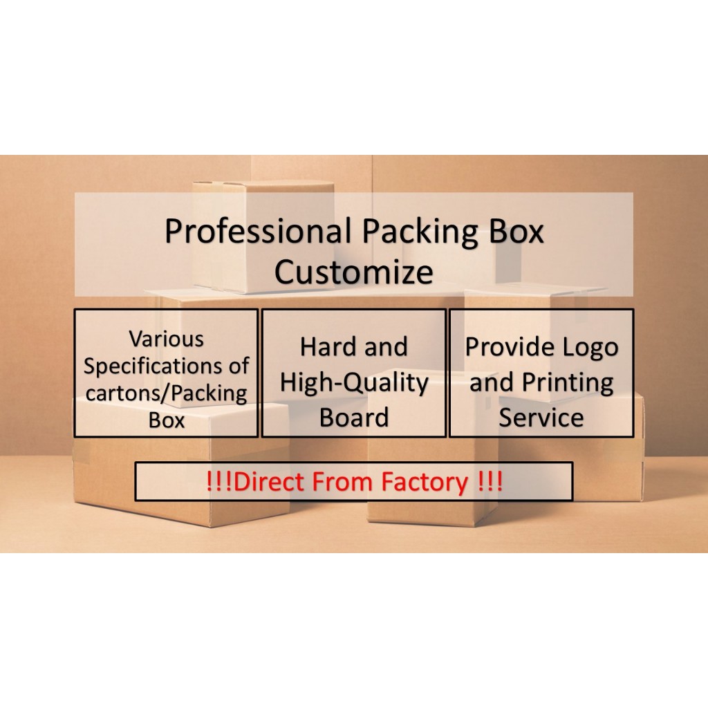 LOGO Customize Packing Box Carton Box Customize Five Panel Box ...