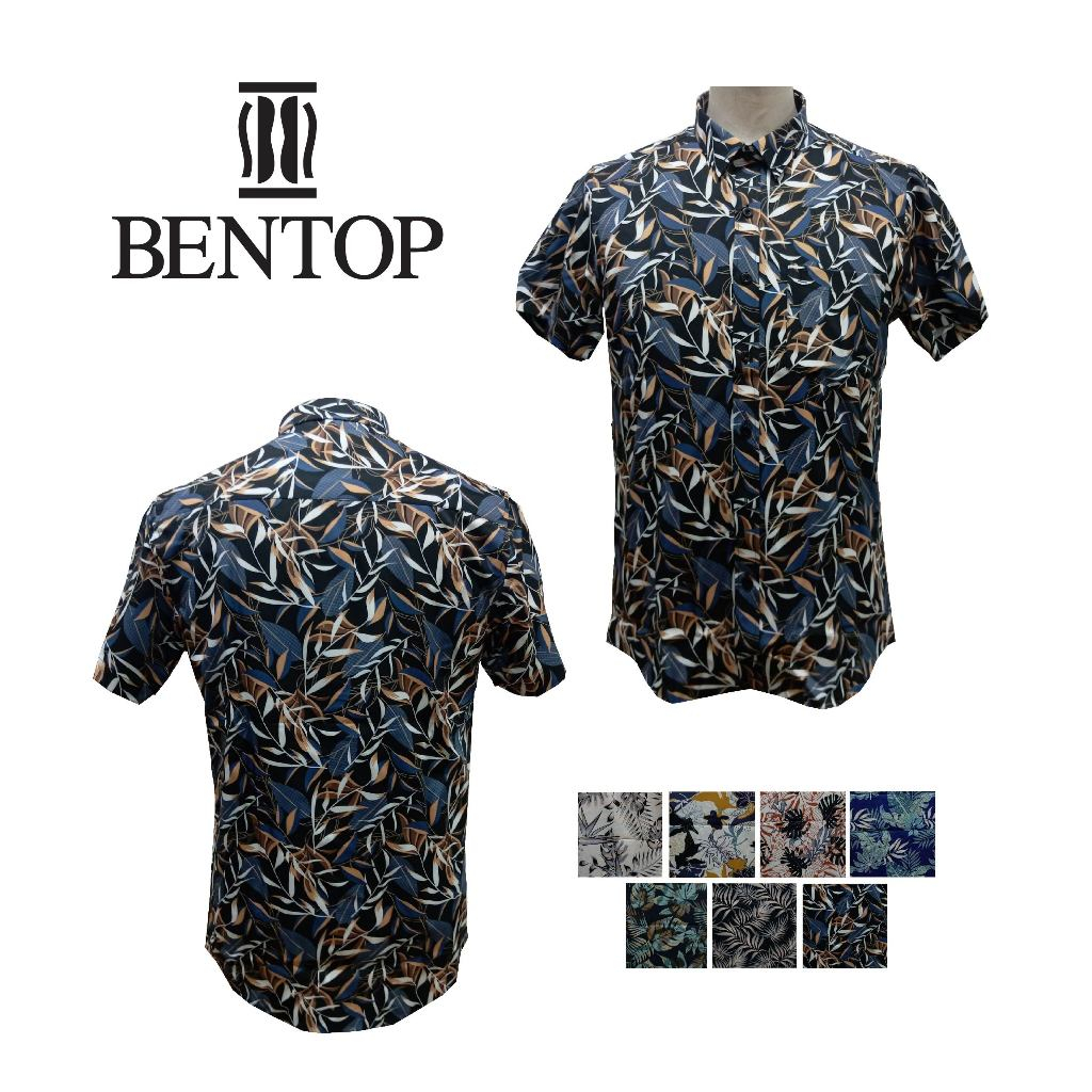 BENTOP Batik Short Sleeve Slim Fit Premium Series 1 | Shopee Malaysia