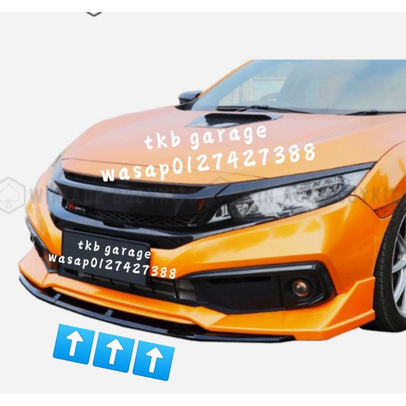 2020 civic fc front skirt lips v1 | Shopee Malaysia