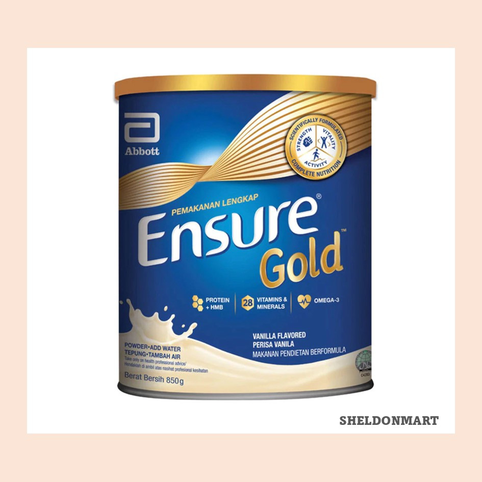 [EXP: 06/2026] ENSURE GOLD VANILLA / WHEAT / COFFEE 850G | Shopee Malaysia