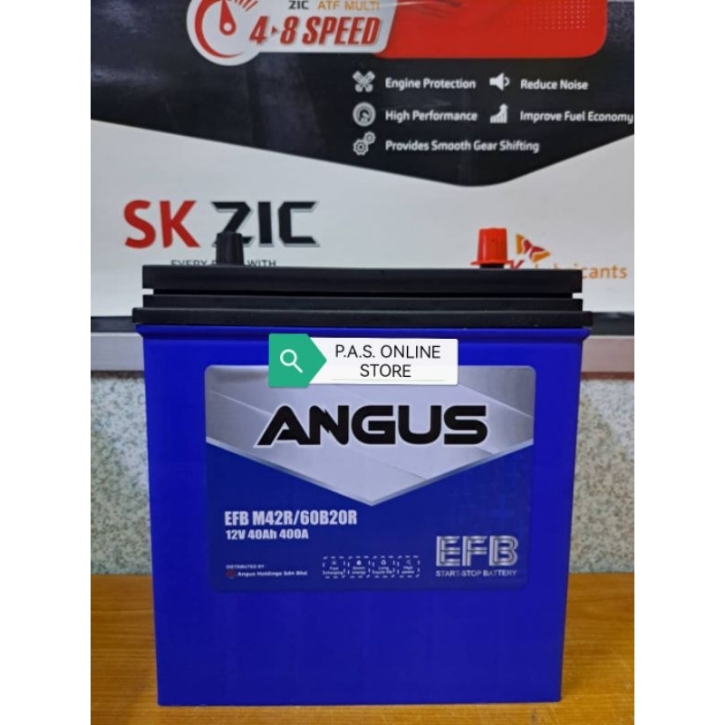 ANGUS EFB M42R/60B20R EFB START/STOP BATTERY | Shopee Malaysia