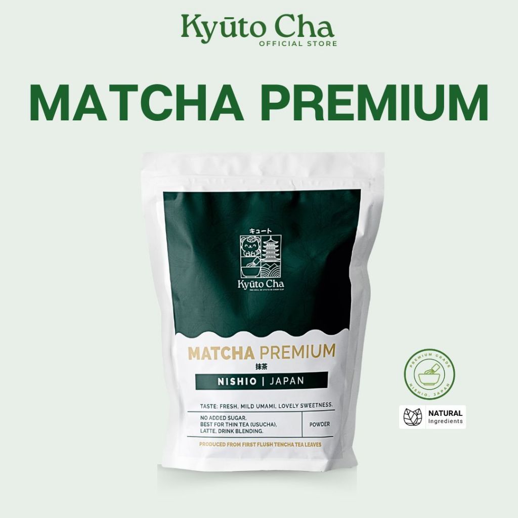 Kyuto Cha - Matcha Premium Powder / Nishio - Japan / Muslim Friendly ...