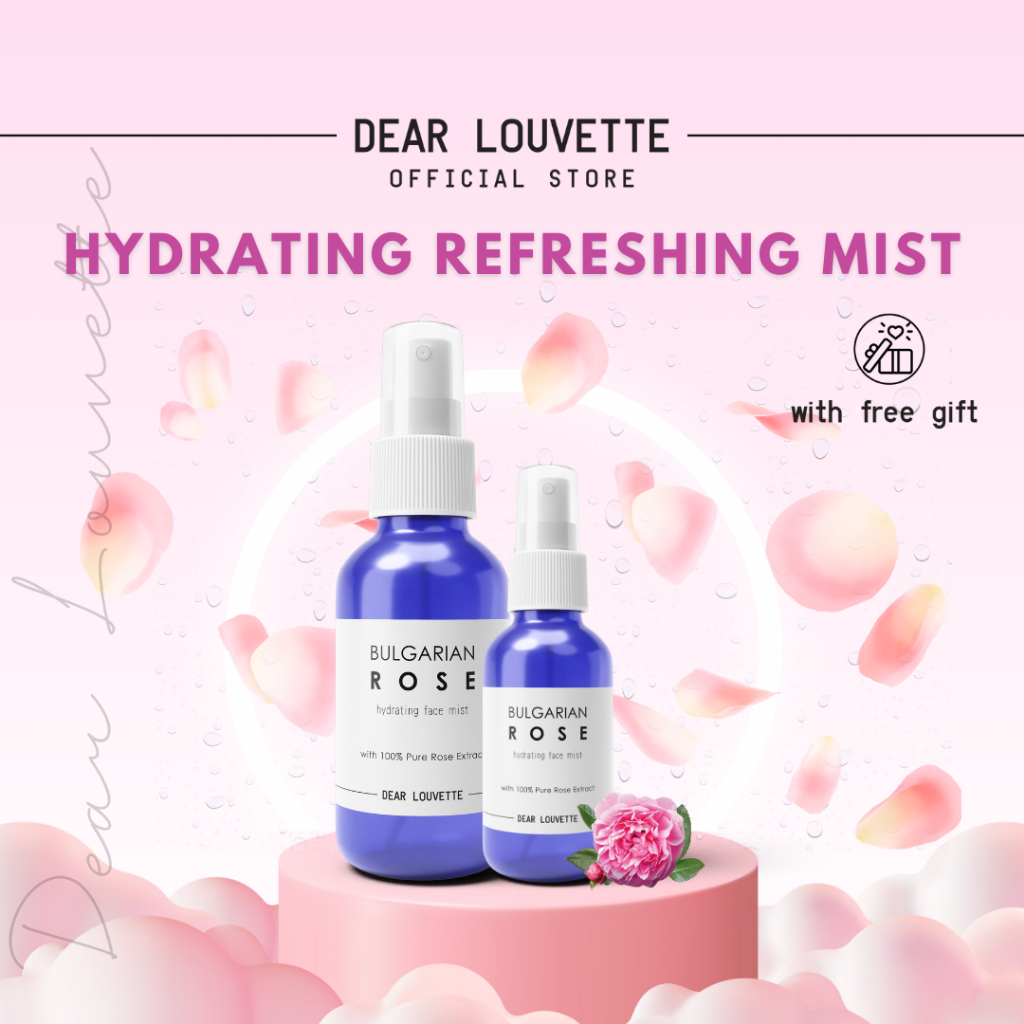 Rose Water Face Mist Face Spray Glowing Hydrating Pure Bulgarian Rose ...