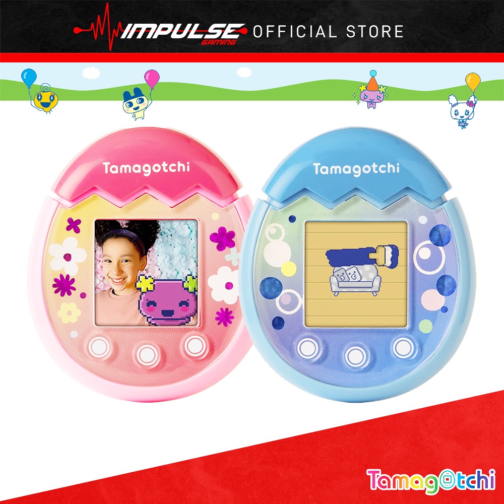 Tamagotchi Pix - Floral Pink, Sky Purple, Ocean Blue, Party Confetti ...