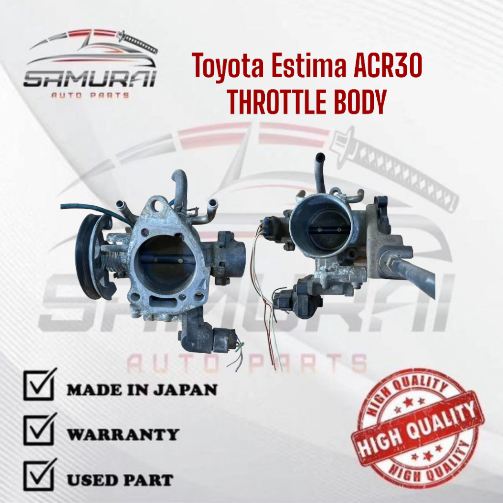 Toyota Estima ACR30 THROTTLE BODY Fit For JAPAN HALFCUT | Shopee Malaysia