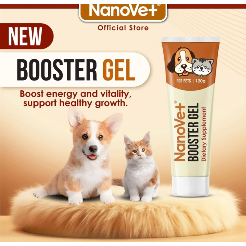 Nanovet Booster Gel for Cat and Dog Vitamin Kucing (125gm) | Shopee ...