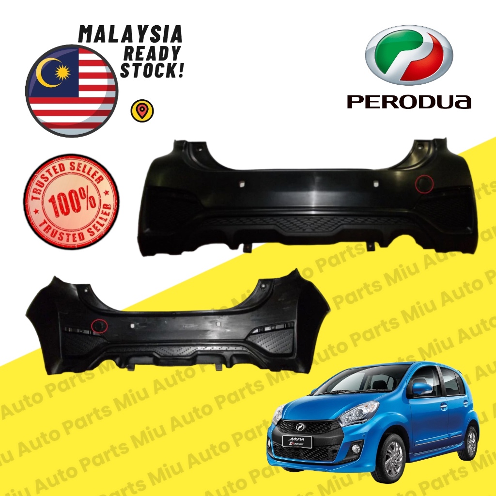 PERODUA MYVI SE 2015 REAR BUMPER | Shopee Malaysia