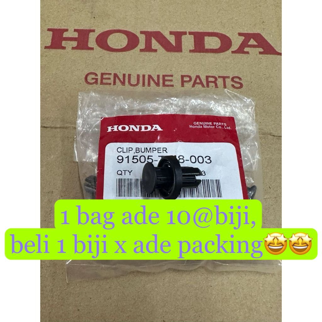 ORIGINAL HONDA CLIP BUMPER CLIP FENDER COVER CLIP SALUNG CLIP GRILLE CLIP ENGINE COVER CLIP ...
