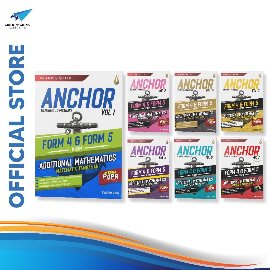 [TERMURAH 🔥] ASTER EDU ANCHOR ADD MATH 2024 BUKU LATIHAN MATEMATIK ...