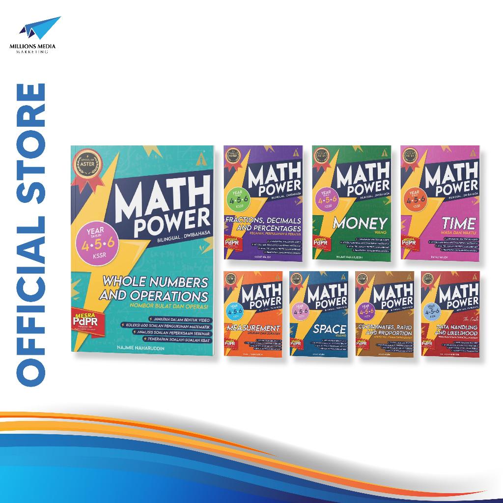 ASTER EDU MATH POWER 2025 BUKU LATIHAN MATEMATIK DARJAH 4/DARJAH 5 ...