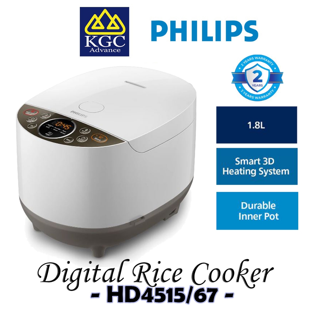 Digital Rice Cooker 3000 Series HD4515/97 | Shopee Malaysia