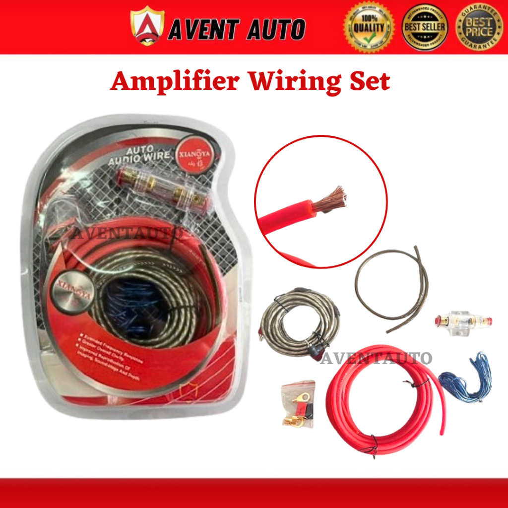 Amplifier Wiring Set Car Audio Subwoofer Amplifier Installation Kit ...
