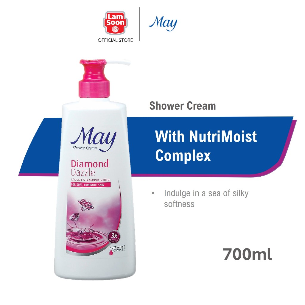May Shower Cream Bottle 700ml - Diamond Dazzle | Shopee Malaysia