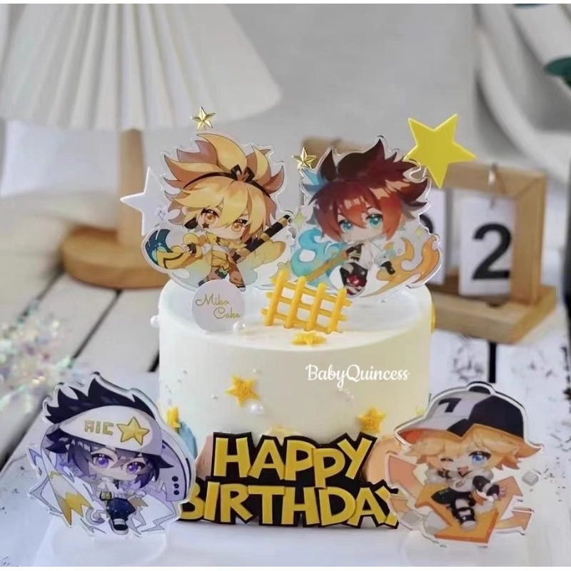 🇲🇾 [READY STOCK] Hatsune Miku Kagamine Kids Boy Girl Cake Topper ...
