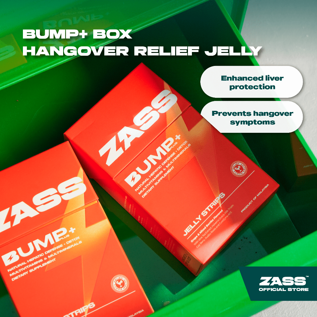 ZASS - BUMP+PLUS - BOX | Hangover Relief & Hydration Booster Jelly ...